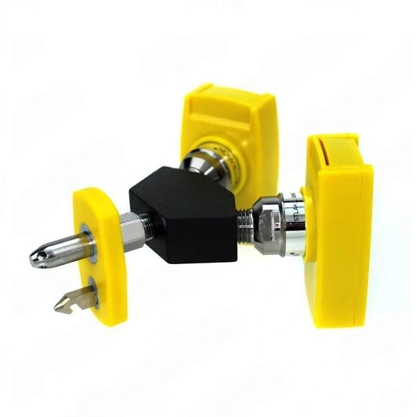 Chemetron Y-Block, Male Quick-Connect x Female Coupler – FOBI Medical